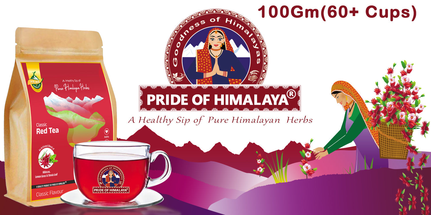 Hibiscus Teas| Blend of Pure Himalayan Herbs – prideofhimalaya