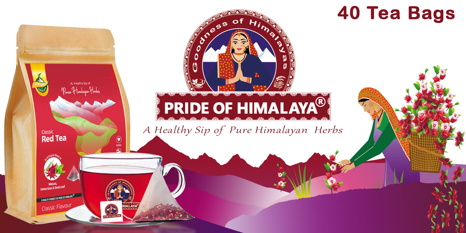 Hibiscus Teas| Blend of Pure Himalayan Herbs – prideofhimalaya
